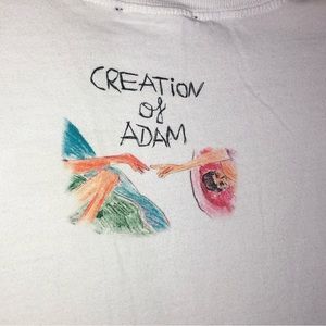 Zara | Tops | The Creation Of Adam Tshirt By Zara | Poshmark